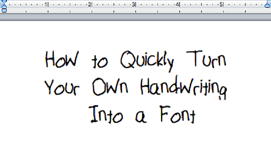 How to Easily Turn Your Own Handwriting into a Typeable Web Font for Free