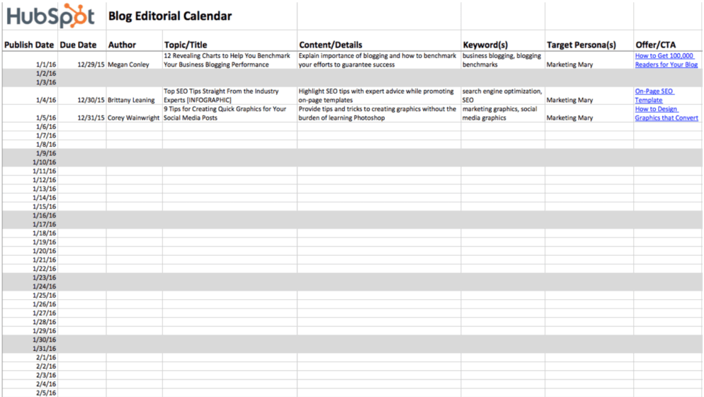 7 free excel templates for marketers and how to use them for epic results.