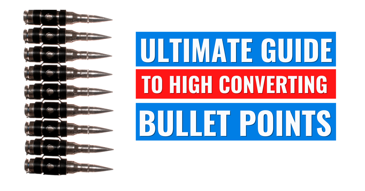 Copywriter's Guide to Writing Mouth Watering Bullet Points That Drive Sales