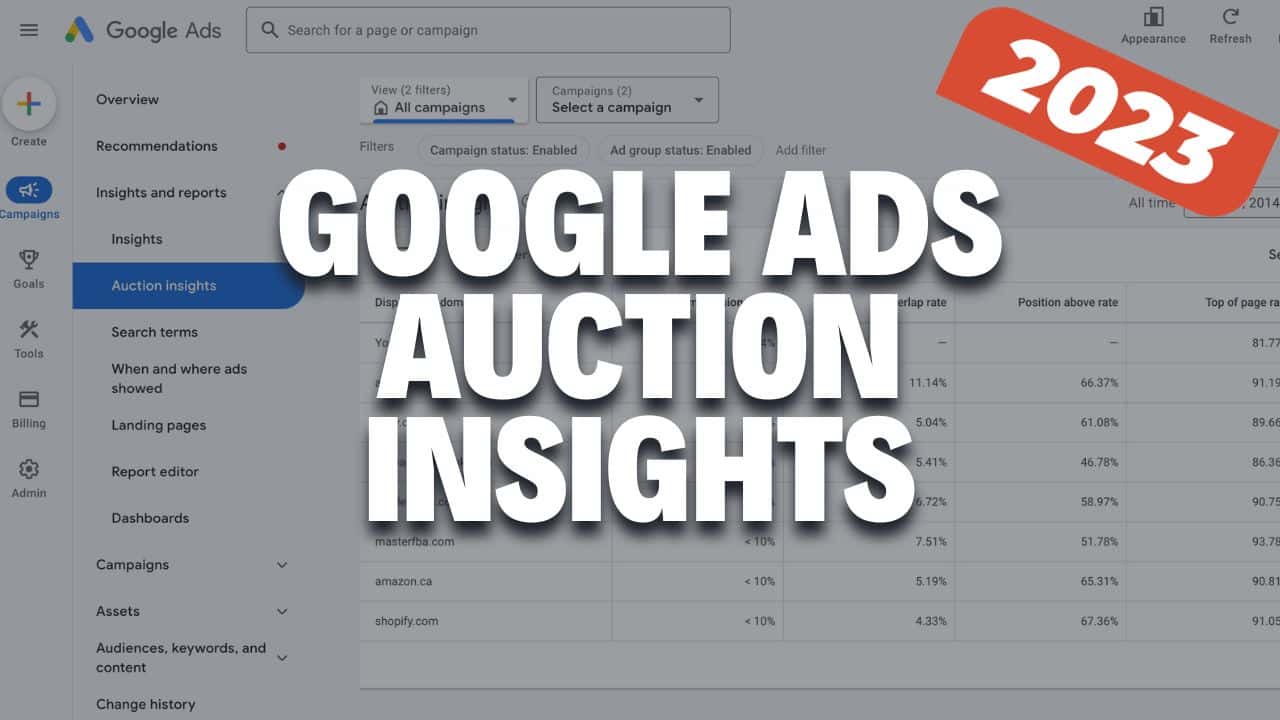 Google Ads Auction Insights Demystified - See Your PPC Competitors Fast!