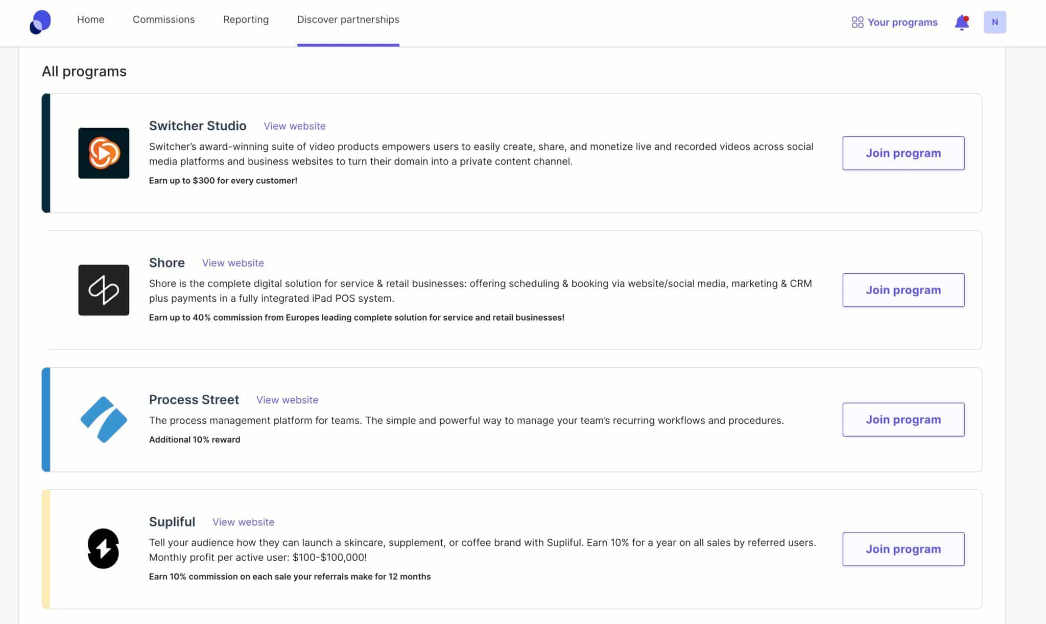 Here's Every PartnerStack Affiliate Program in 2024